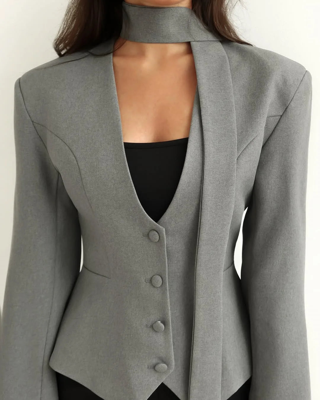 Valera Scarf Blazer – Grant Mercer