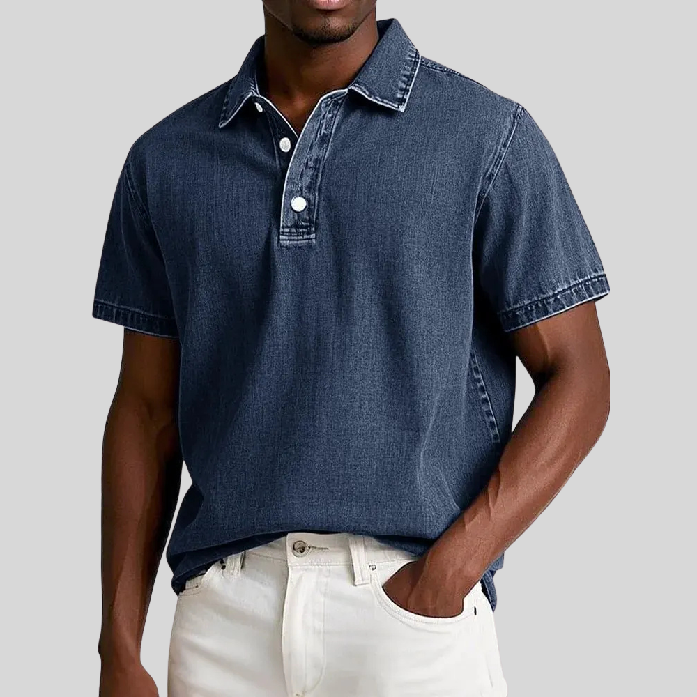 Denim Mercer Polo – Grant Mercer